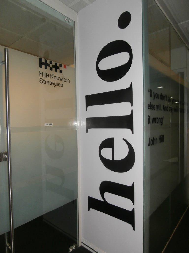 INTERIOR SIGNAGE DESIGN – Rosaab International